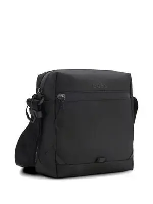 BOSS Stenson Faux-leather Reporter Bag With Reflective Details