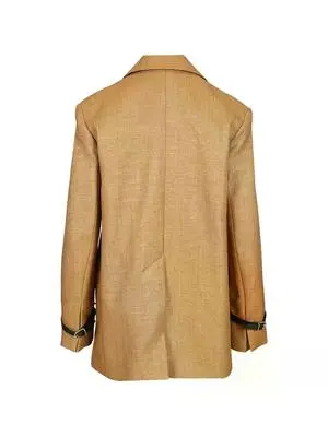 DURAZZI MILANO Raffia-effect Double-breasted Coat