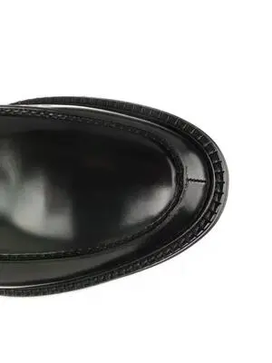 CORVARI Brushed-leather Loafers