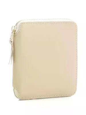 Comme Des Garçons Zip-around Leather Wallet - Neutrals