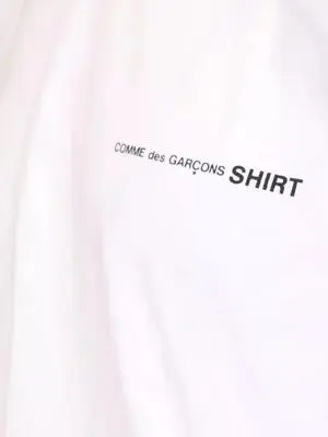 Comme Des Garçons Logo-print T-shirt - White