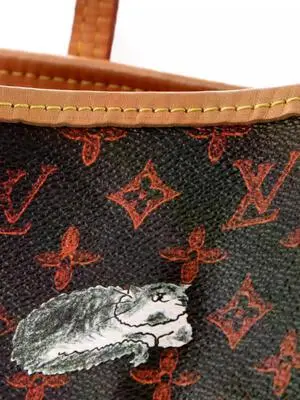 LOUIS VUITTON Neverfull Nm Limited Edition Grace Coddington Catogram Canvas Mm - Brown