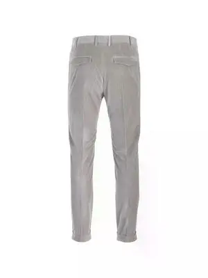 PT TORINO Master Corduroy-velvet Trousers - Grey