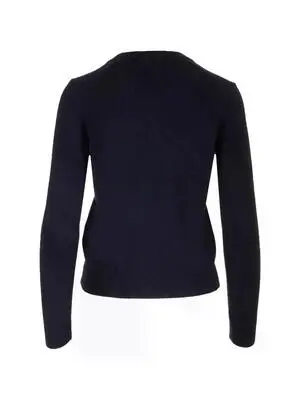 Play Comme Des Garcon Heart-patch Cardigan - Blue