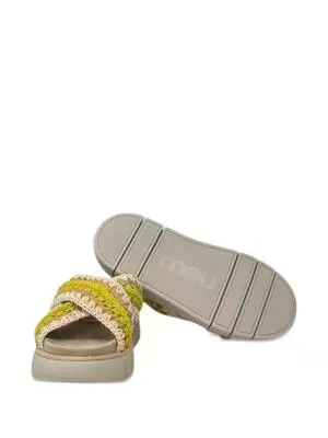 Mou Bounce Platform Sandals - Neutrals