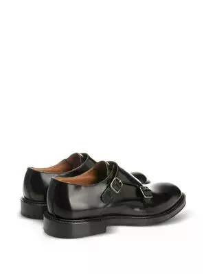 CORVARI Brushed-leather Double-monk Shoes