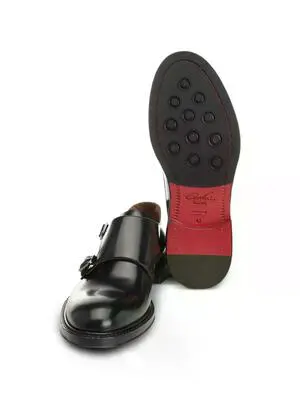 CORVARI Brushed-leather Double-monk Shoes