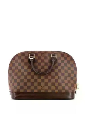 LOUIS VUITTON Vintage Alma Handbag Damier Pm Satchel