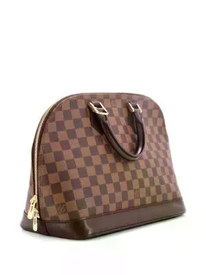 LOUIS VUITTON Vintage Alma Handbag Damier Pm Satchel