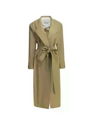 SA SU PHI Belted Wool Coat