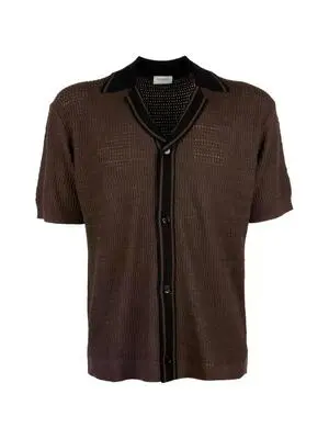 Men's Knitted Button Up Shirts