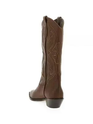 SONORA 35mm Yuma Cowboy Boots - Brown