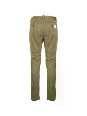 SIVIGLIA Belt-loops Chinos Trousers - Green