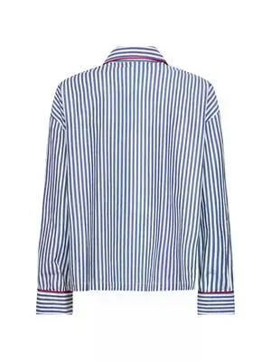 MC2 SAINT BARTH Striped-pattern Piping-detailing Shirt