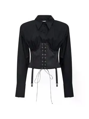 Giuseppe Di Morabito Pointed Collar Tops
