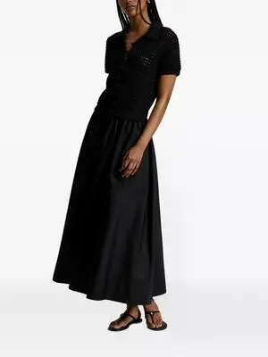 Polo Ralph Lauren Crocheted Bodice Cotton Dress