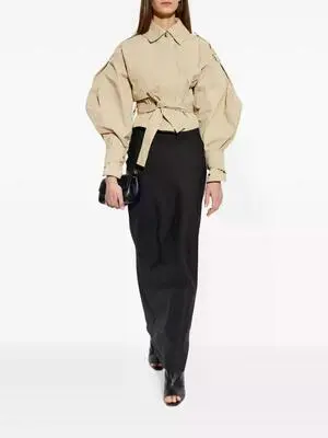 IRO PARIS Belted Puff-sleeve Jacket