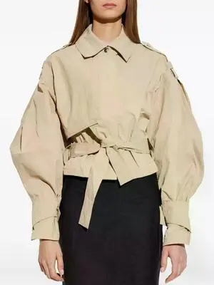 IRO PARIS Belted Puff-sleeve Jacket