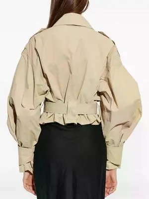 IRO PARIS Belted Puff-sleeve Jacket