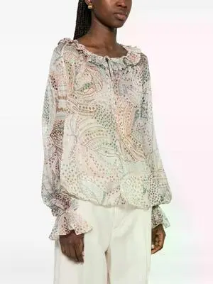 Raquel Diniz Printed Blouse