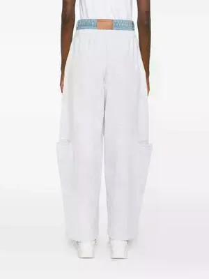 Alexander Wang Layered Waistband Slash-detail Track Pants