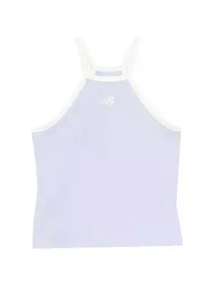 NEW BALANCE Logo-embroidered Top - Purple