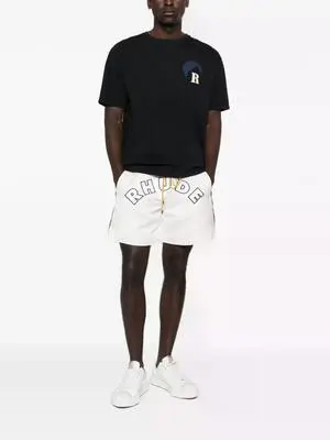 Rhude Logo-print Drawstring Shorts - White