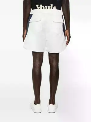 Rhude Logo-print Drawstring Shorts - White