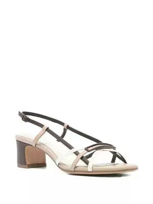 TAMARIS Strappy Block-heel Sandals - Brown
