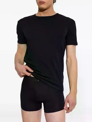 MAISON MARGIELA Logo-patch T-shirt - Black