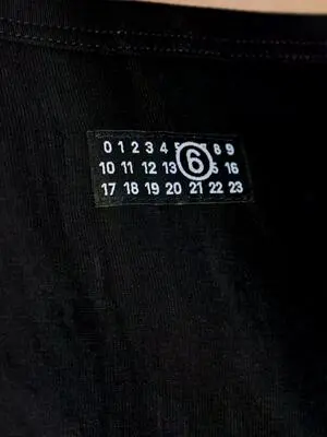 MAISON MARGIELA Logo-patch T-shirt - Black