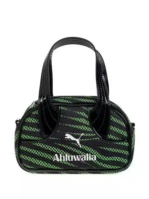 PUMA X Ahluwalia Mesh-knit Cross Body Bag - Black
