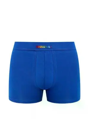 Dsquared2 Logo-embroidered Boxers - Blue