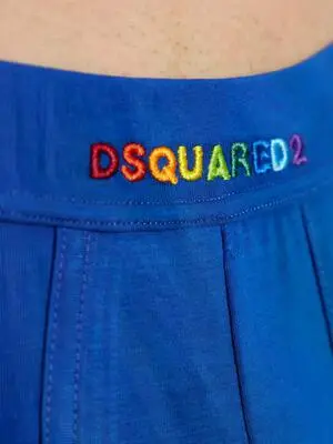 Dsquared2 Logo-embroidered Boxers - Blue