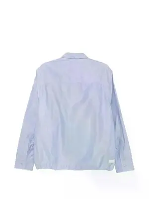NINE:INTHE:MORNING Dexter Elasticated-hem Flap-pocket Shirt