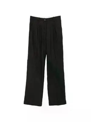 Nine:inthe:morning Black Wash Pants For Women