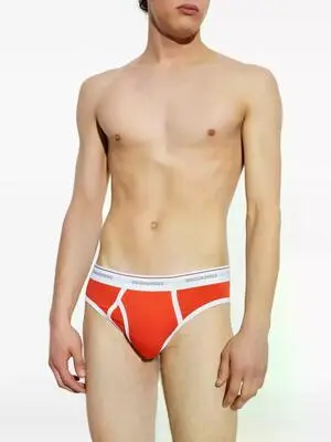 Dsquared2 Logo-waistband Briefs - Red