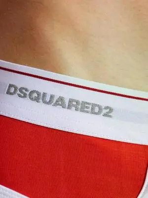 Dsquared2 Logo-waistband Briefs - Red