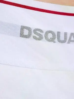 Dsquared2 Logo-waistband Briefs - White