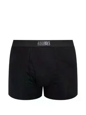 MAISON MARGIELA Logo-patch Boxers - Black