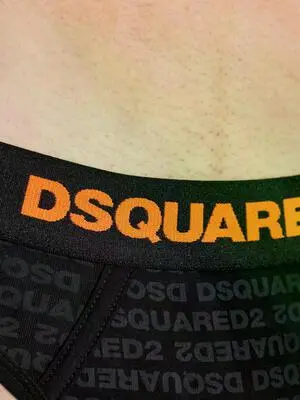 Dsquared2 Logo-print Briefs - Black
