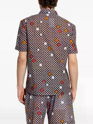 MAISON MARGIELA Floral-print Short-sleeve Shirt