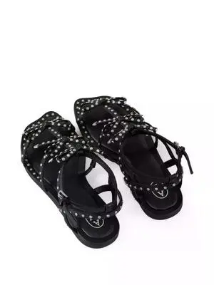 Ash Gladius Studded Sandals - Black