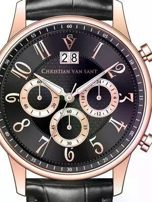 CHRISTIAN VAN SANT Heritage 42mm Watch - Black