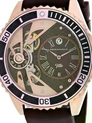 OCEANAUT Tide 48mm Watch - Brown