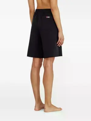 DIESEL® Peached Raw-edge Cotton Shorts