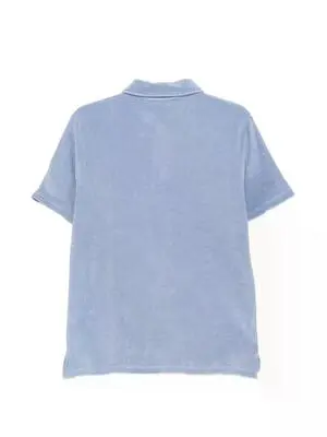 Altea Smith Spugna Short-sleeve Polo Shirt - Blue