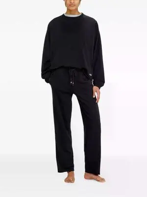 DIESEL® Peached Drawstring Track Pants - Black