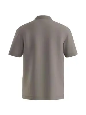 Hugo Logo-patch Polo Shirt - Grey