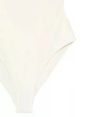 TOTEME Scoop-neck Tie-back One-piece Swimsuit - Neutrals